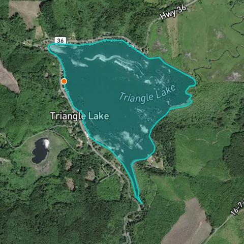 Fishing at Triangle Lake, Oregon → Explore Fishing Spots & Catches