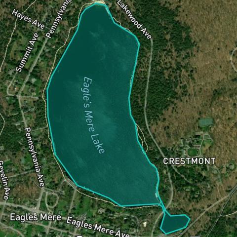 Fishing at Eagles Mere Lake, Pennsylvania → Explore Fishing Spots & Catches